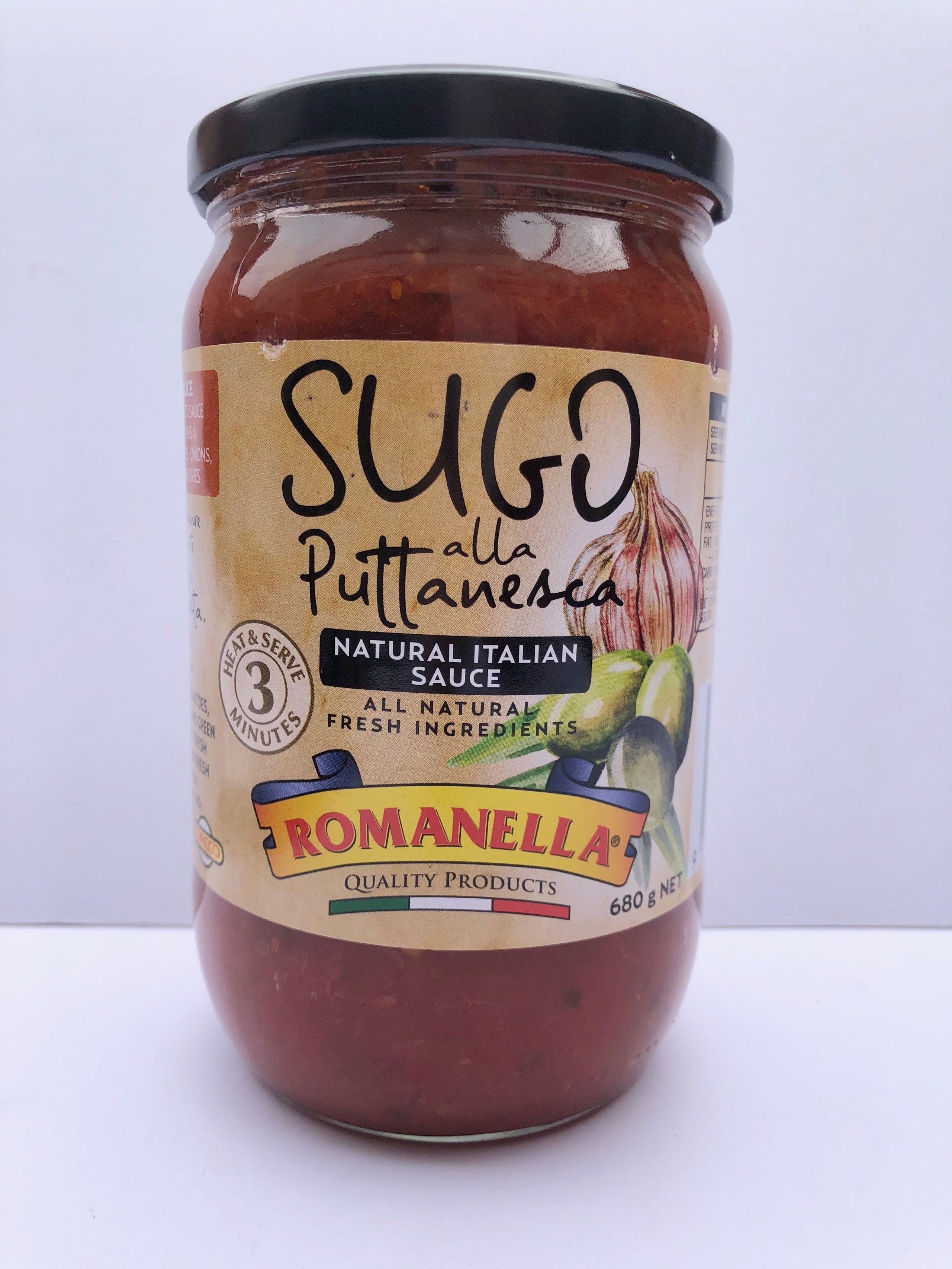 Romanella Sugo alla Puttanesca 680g | D'Alia's